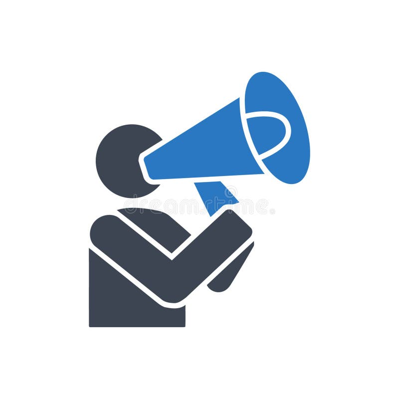 Public Voice Icon stock vector. Illustration of sign - 379325310
