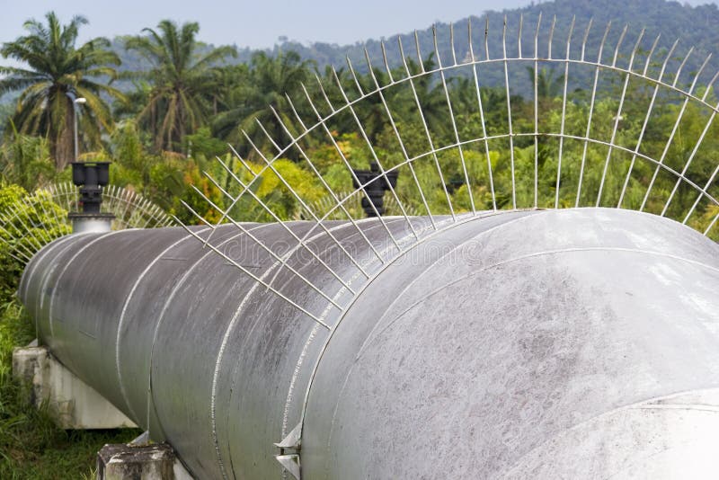 Public Water Supply Pipe stock photo. Image of tube, drink - 8629462