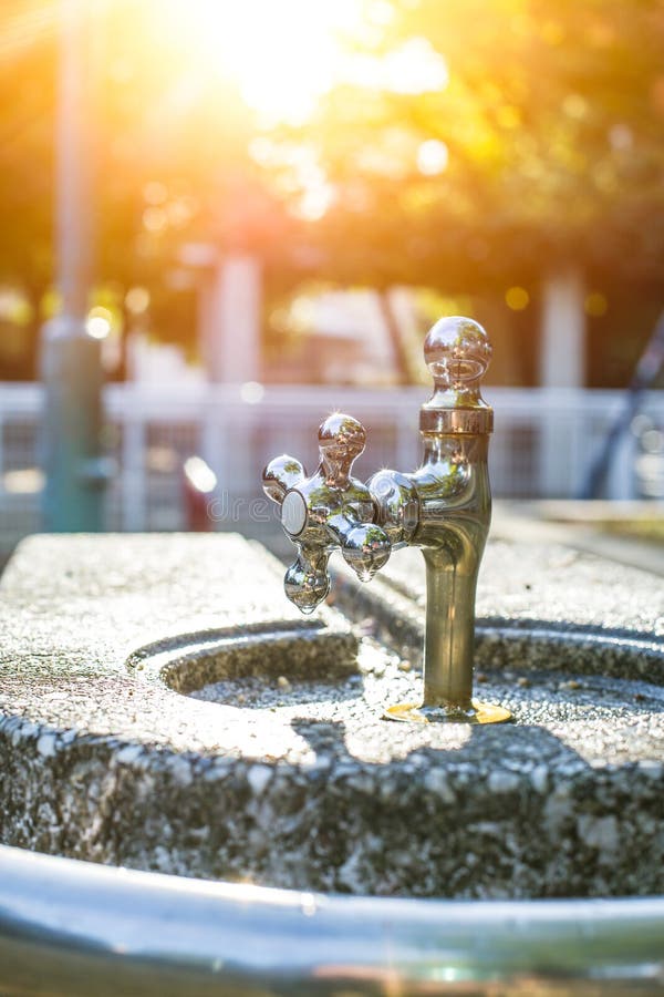 Public water tap in Japan. stock photo. Image of thirsty - 84756252