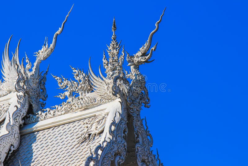 Public White Temple with Clear Sky Background Stock Image - Image of ...