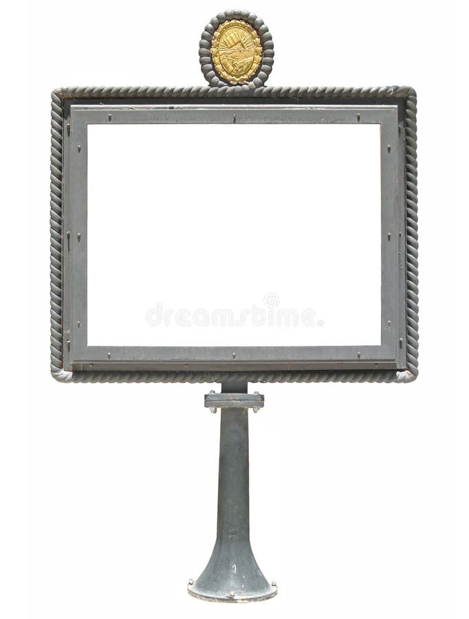 Publicity Board Isolated Picture. Image: 8500784