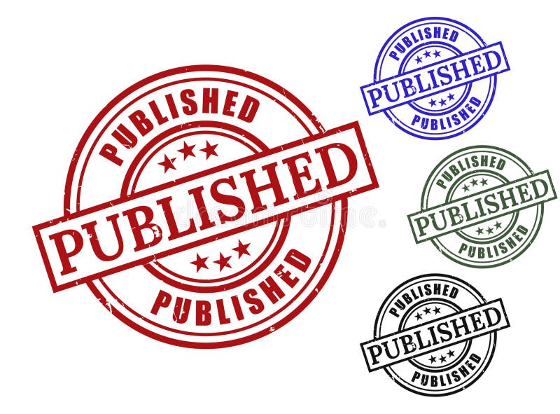 Published Stamp Vector Graphic for Approval or Verification Design ...