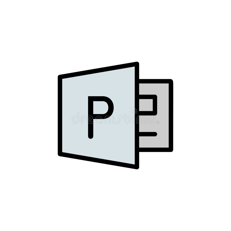 Publisher Icon. Can Be Used for Web, Logo, Mobile App, UI, UX on White ...