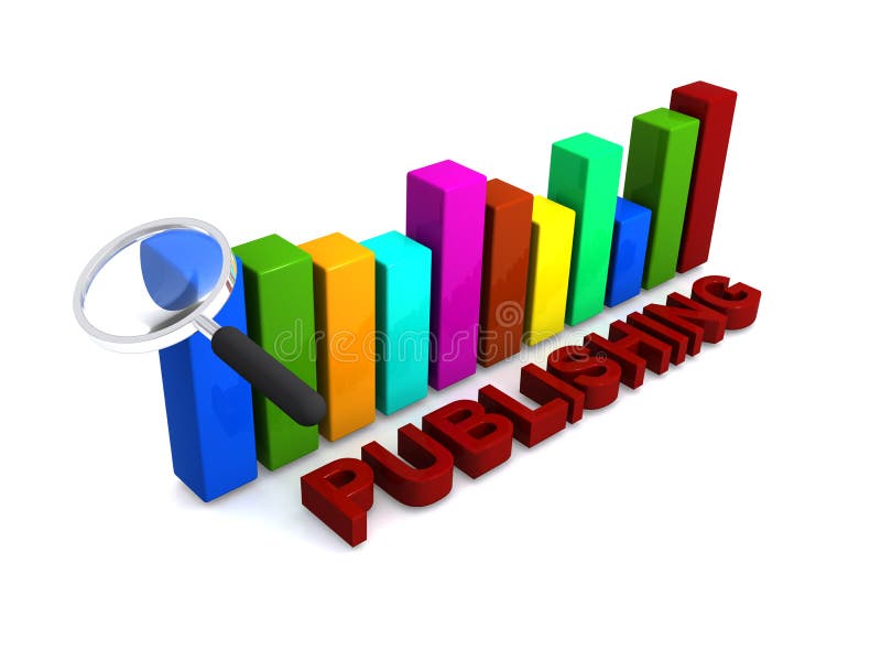 Publishing illustration stock illustration. Illustration of chart ...