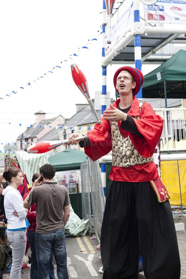 Puck Fair Busker editorial stock photo. Image of busker - 10501298