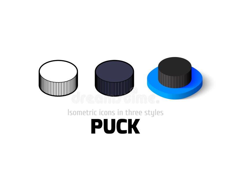 Puck Icon in Different Style Stock Vector - Illustration of internet ...