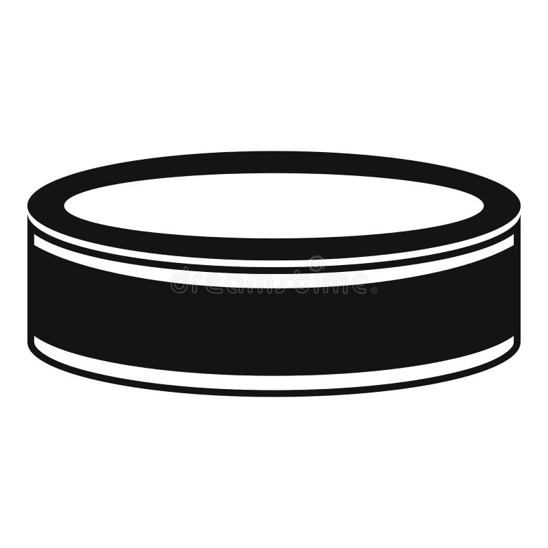 Puck icon, simple style stock vector. Illustration of competitive ...