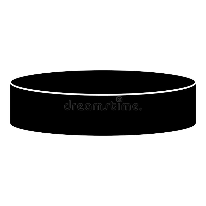 Puck icon, simple style stock vector. Illustration of competitive ...