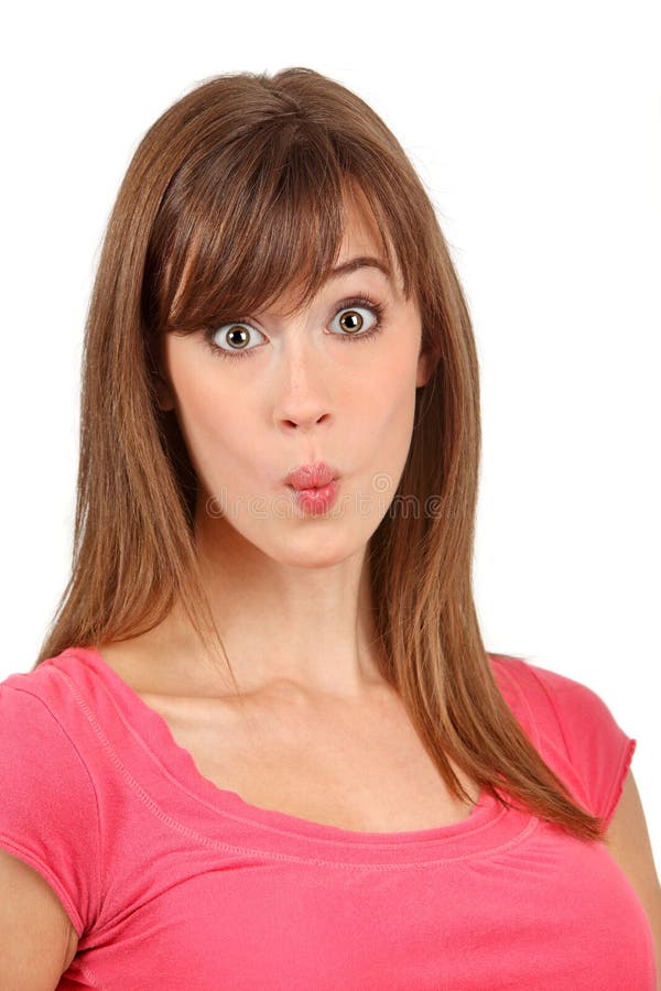 Puckered lips stock photo. Image of portrait, beauty - 11017640