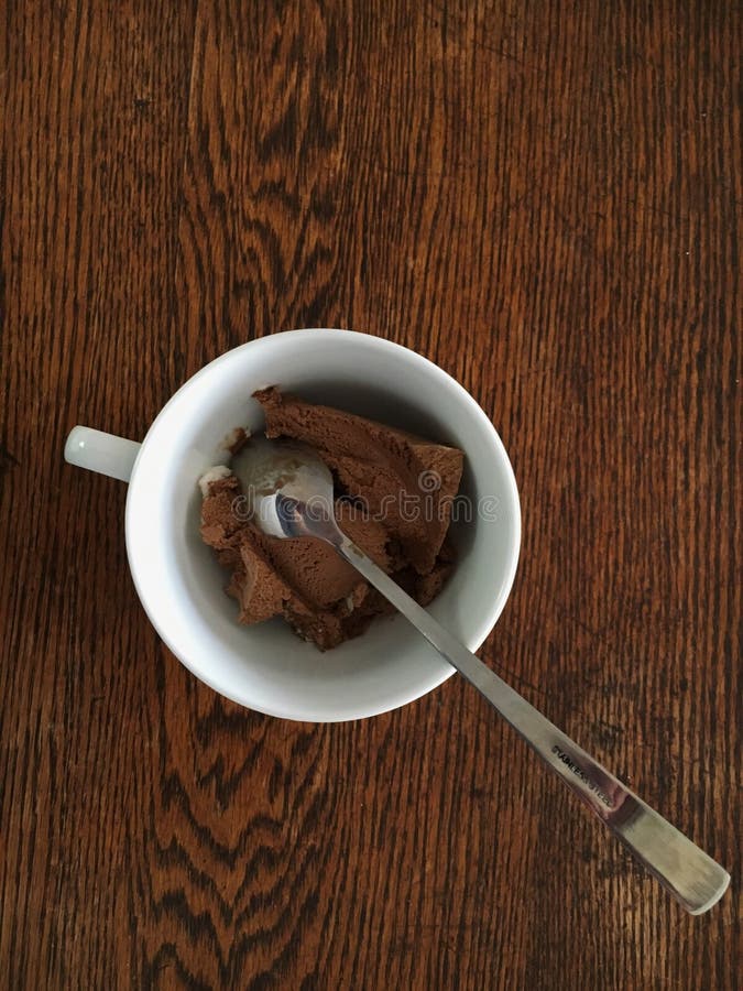 Pudding stock photo. Image of cream, spoon, chocolate - 78112874