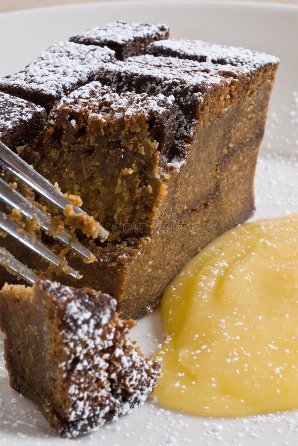 Pudding cake stock image. Image of macro, gingerbread - 12704115