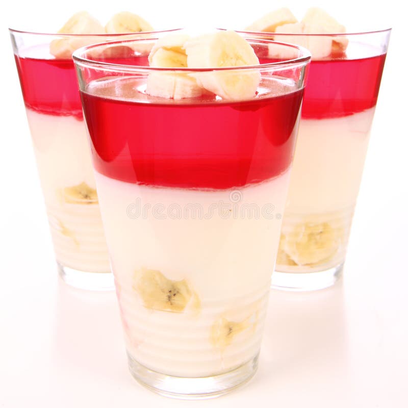 Pudding dessert stock image. Image of pink, delicious - 29892831