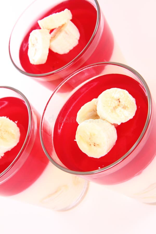 Pudding dessert stock image. Image of milk, banana, custard - 29950247