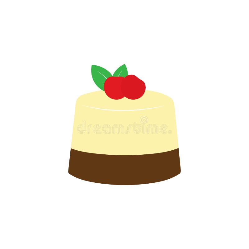 Pudding Dessert Icon Template Stock Vector - Illustration of pudding ...