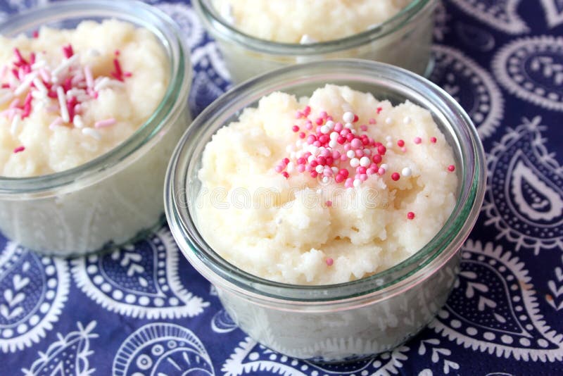 Pudding of Milk and Semolina Stock Photo - Image of snack, food: 112517134