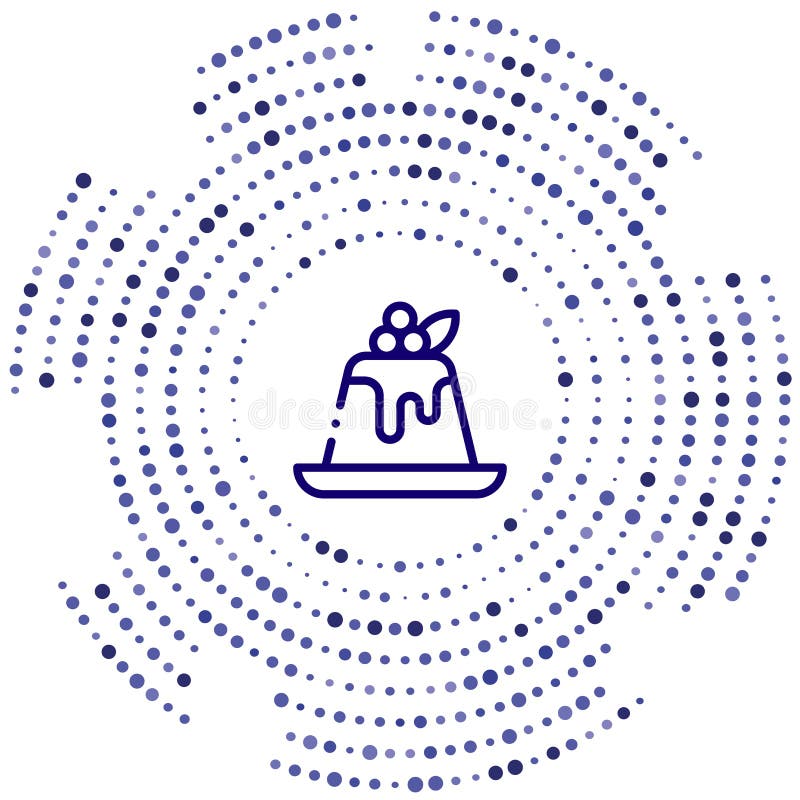 Pudding Vector Icon. Pudding Editable Stroke. Pudding Linear Symbol for ...