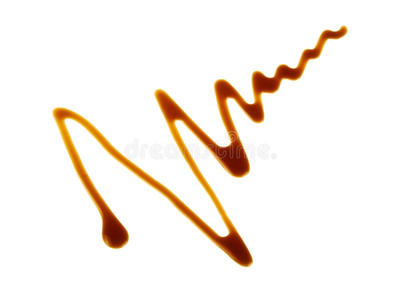 Puddle De Salsa De Soja Aislada En Fondo Blanco Foto de archivo ...