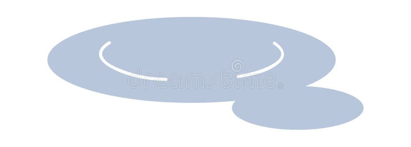 Puddle Hand Drawn Doodle Design Stock Vector - Illustration of drawn ...