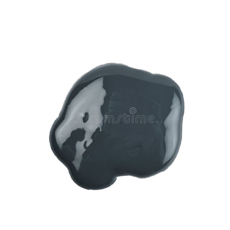 Puddle of paint isolated stock image. Image of fluid - 85530741