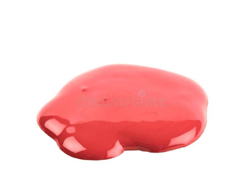 Puddle of paint isolated stock photo. Image of color - 85958960
