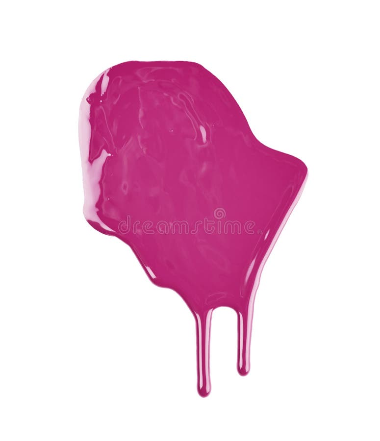 Puddle of paint isolated stock image. Image of pigment - 92592645