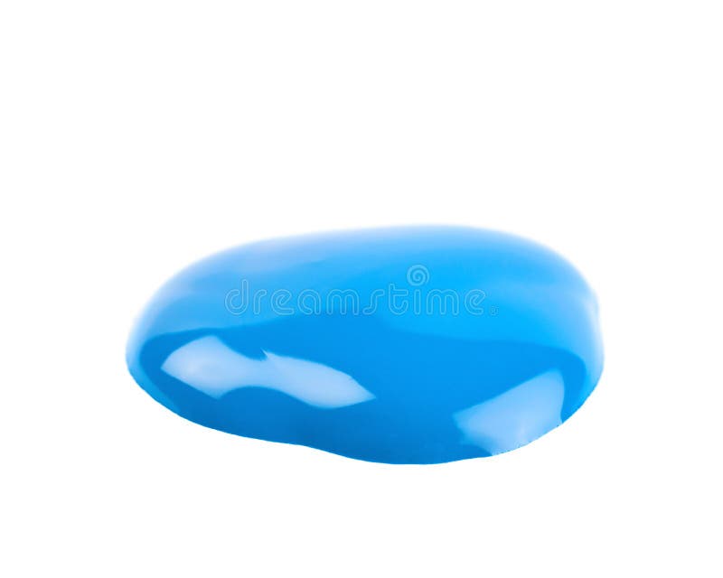 Puddle of paint isolated stock photo. Image of drop, emulsion - 92593854