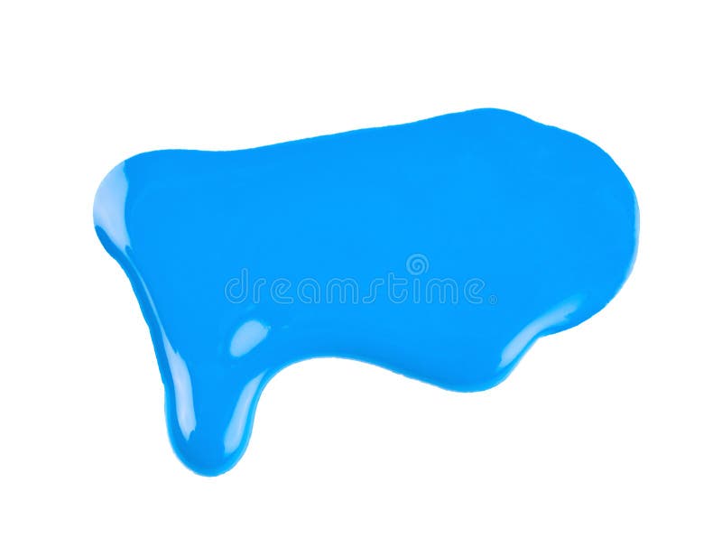 Puddle of paint isolated stock image. Image of gloss - 92593997