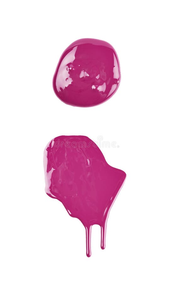 Puddle of paint isolated stock photo. Image of blob - 109158248