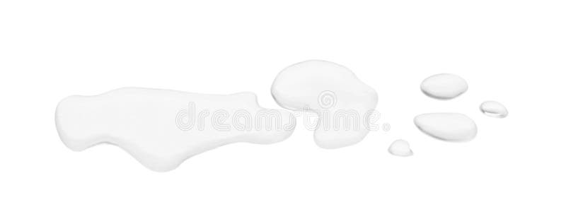 Puddle of Pure Water on White Background Stock Photo - Image of ...