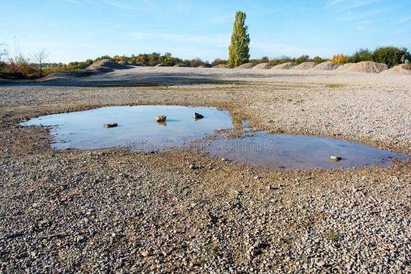 Sand stone puddle stock photo. Image of sand, island, water - 5240386