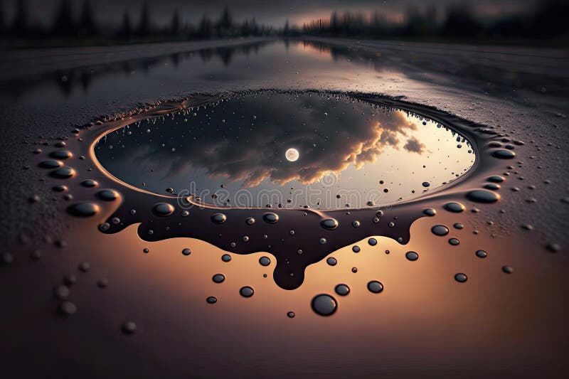 Puddle Effect Stock Illustrations – 606 Puddle Effect Stock ...