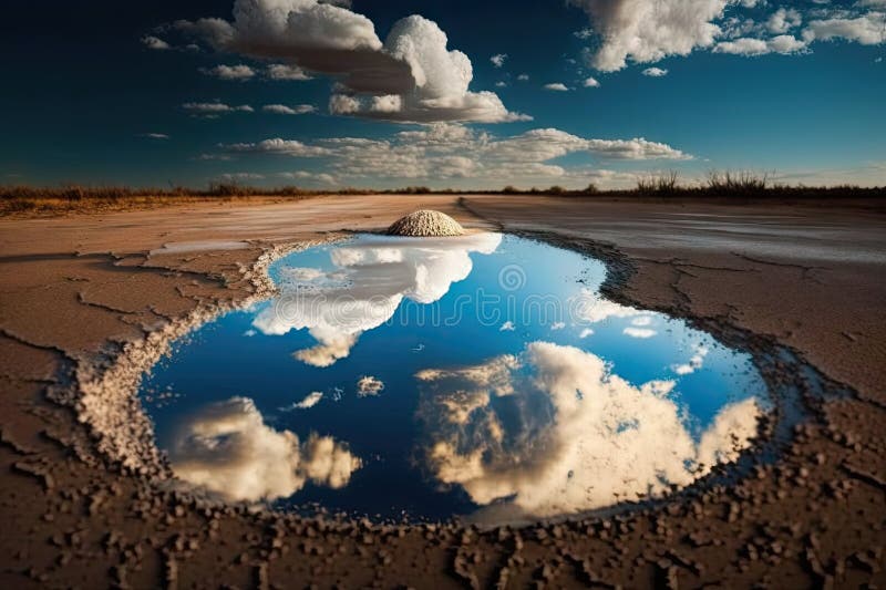 Puddle Reflections Stock Illustrations – 247 Puddle Reflections Stock ...