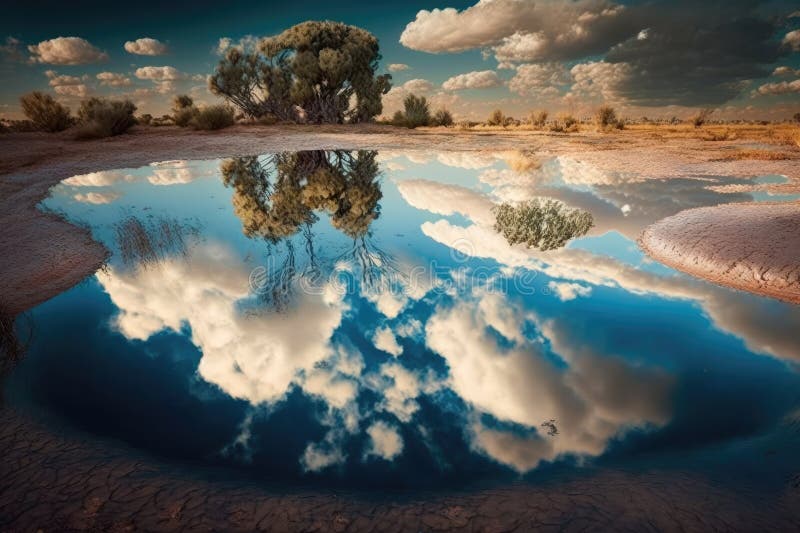 Puddle Reflections Stock Illustrations – 247 Puddle Reflections Stock ...