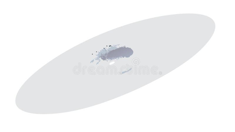 Puddle with Ripple Icon, Water Nature Graphic, Vector Design Generative ...