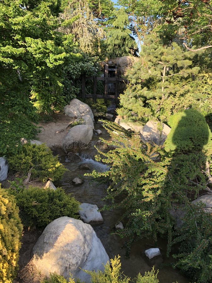 Puddle in stony area. stock image. Image of natural - 188092801