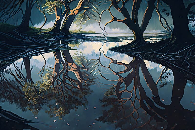 Puddle Trees Stock Illustrations – 370 Puddle Trees Stock Illustrations ...