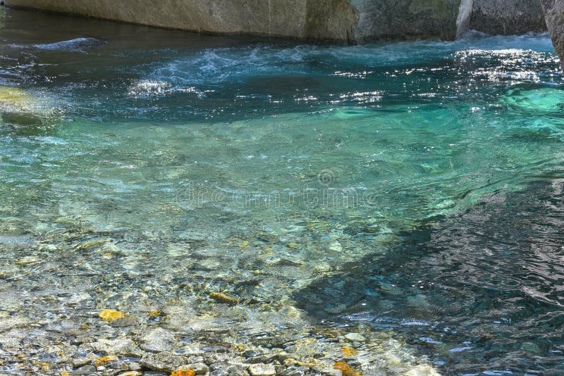 Puddle of Water on the River Stock Photo - Image of ravine, forest ...