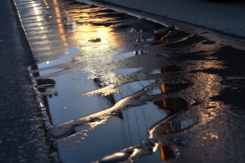 Puddle Reflections Stock Illustrations – 84 Puddle Reflections Stock ...