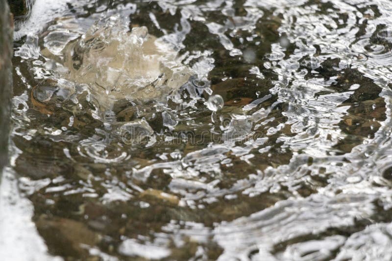 Puddles after Rain, Water Drops Close View. Nature Stock Image - Image ...