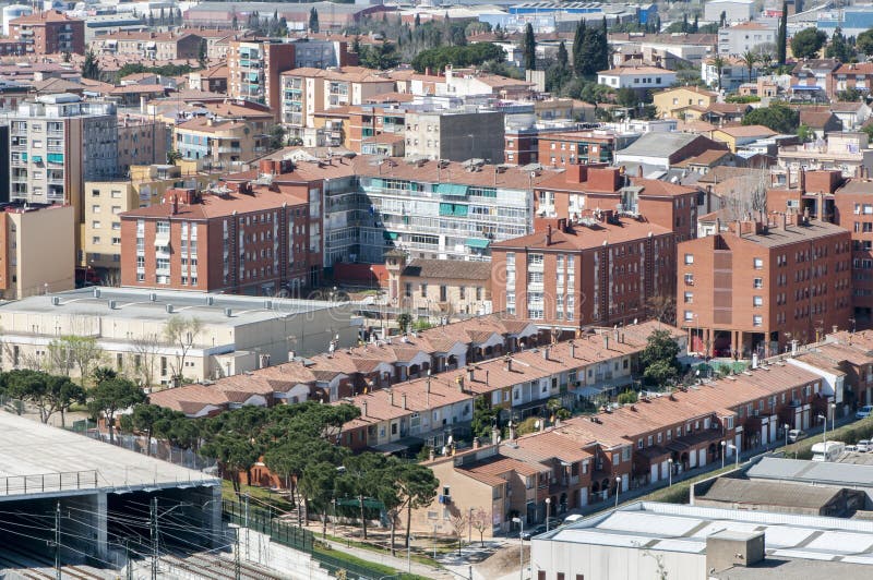 Pueblo De Barcelona Montmelo Foto de archivo - Imagen de lifestyle ...