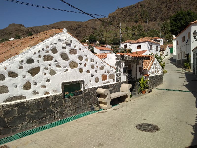 Fataga, Gran Canaria imagen de archivo. Imagen de gran - 117243591