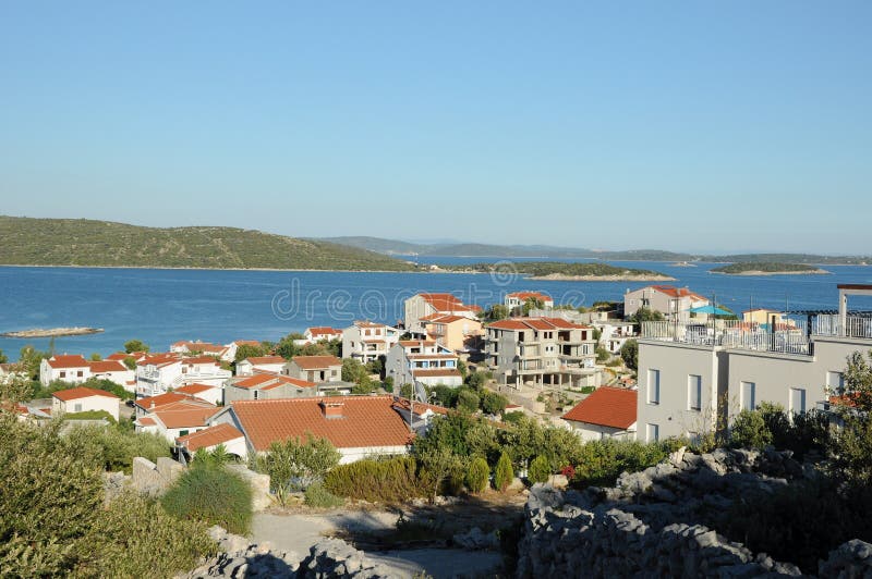 Pueblo de Sevid foto de archivo. Imagen de europa, ciudad - 78050962