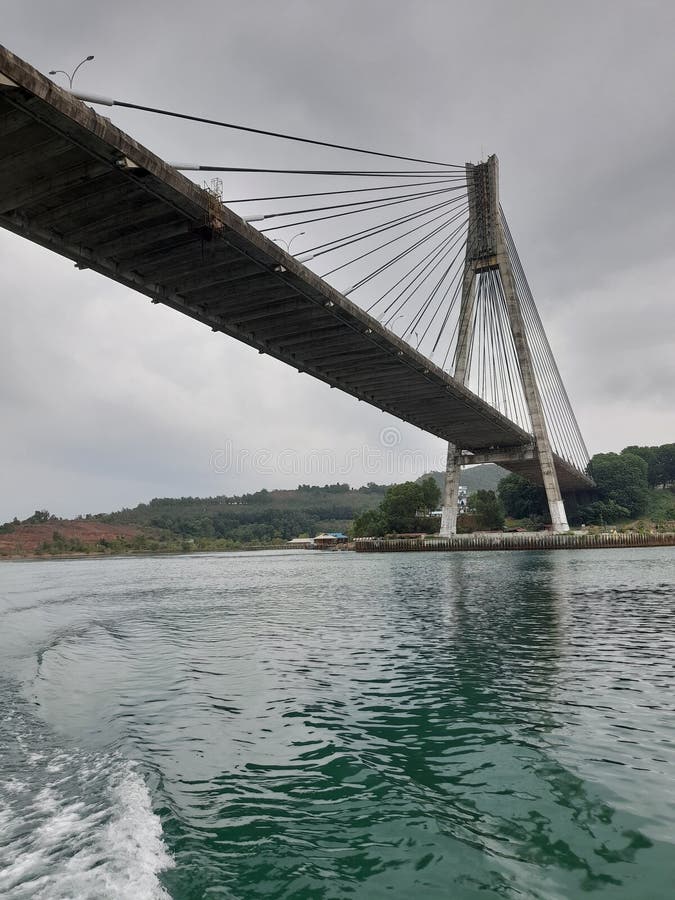 Puente barelang batam foto de archivo editorial. Imagen de onda - 266074273