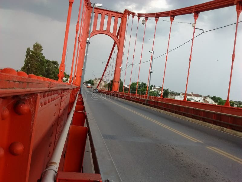 Puente de Necochea-Quequen fotografía editorial. Imagen de camino ...