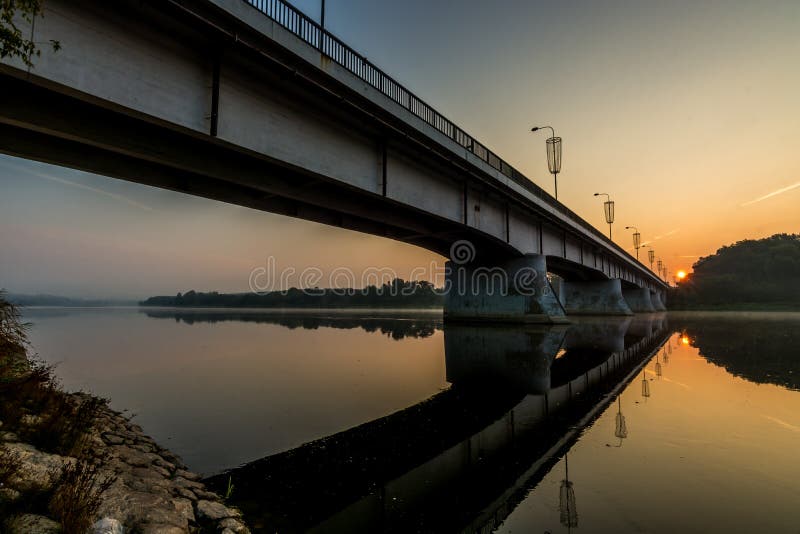 Panorama Del Puente De Prienai Foto de archivo - Imagen de standing ...