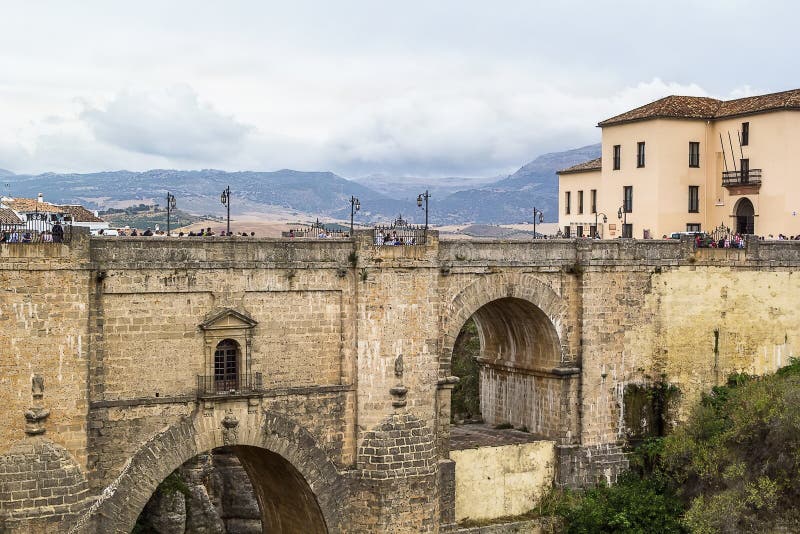 Puente Nuevo (ponte Nova), Ronda, Espanha Imagem de Stock - Imagem de ...