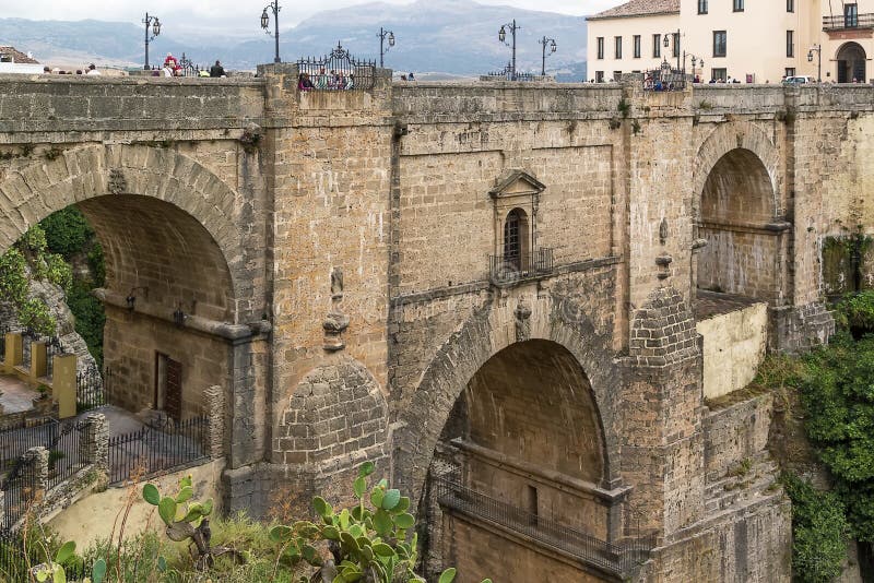 Puente Nuevo (ponte Nova), Ronda, Espanha Imagem de Stock - Imagem de ...
