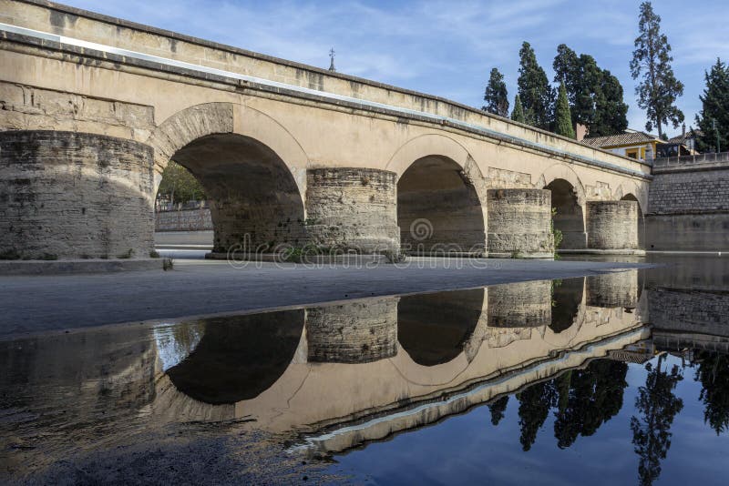 Puente Romano the Roman Bridge of Granada Stock Image - Image of europe ...