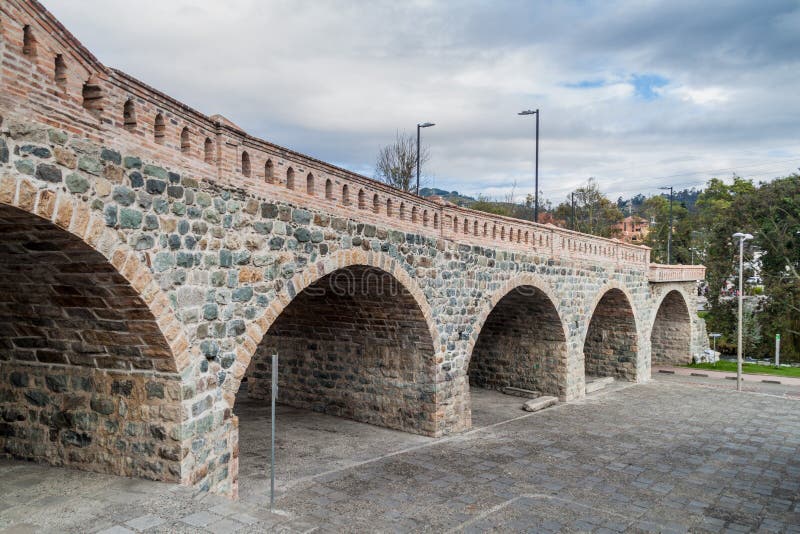 Puente Roto in Cuenca stock image. Image of monument - 131711687