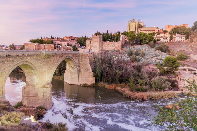 Puente San Martin Bridge in Toledo, Spa Stock Photo - Image of outdoor ...